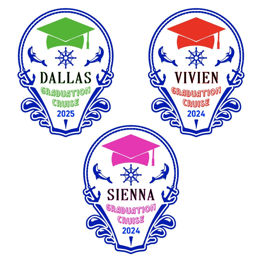 Personalized Graduation Cruise Magnet for Any Cruise Cabin Door. Grad ...