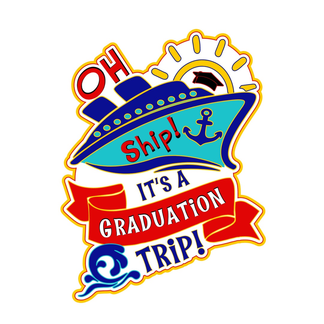 Graduation Cruise Trip Magnet: Stateroom Door Decor (6.75" X 9") - Etsy