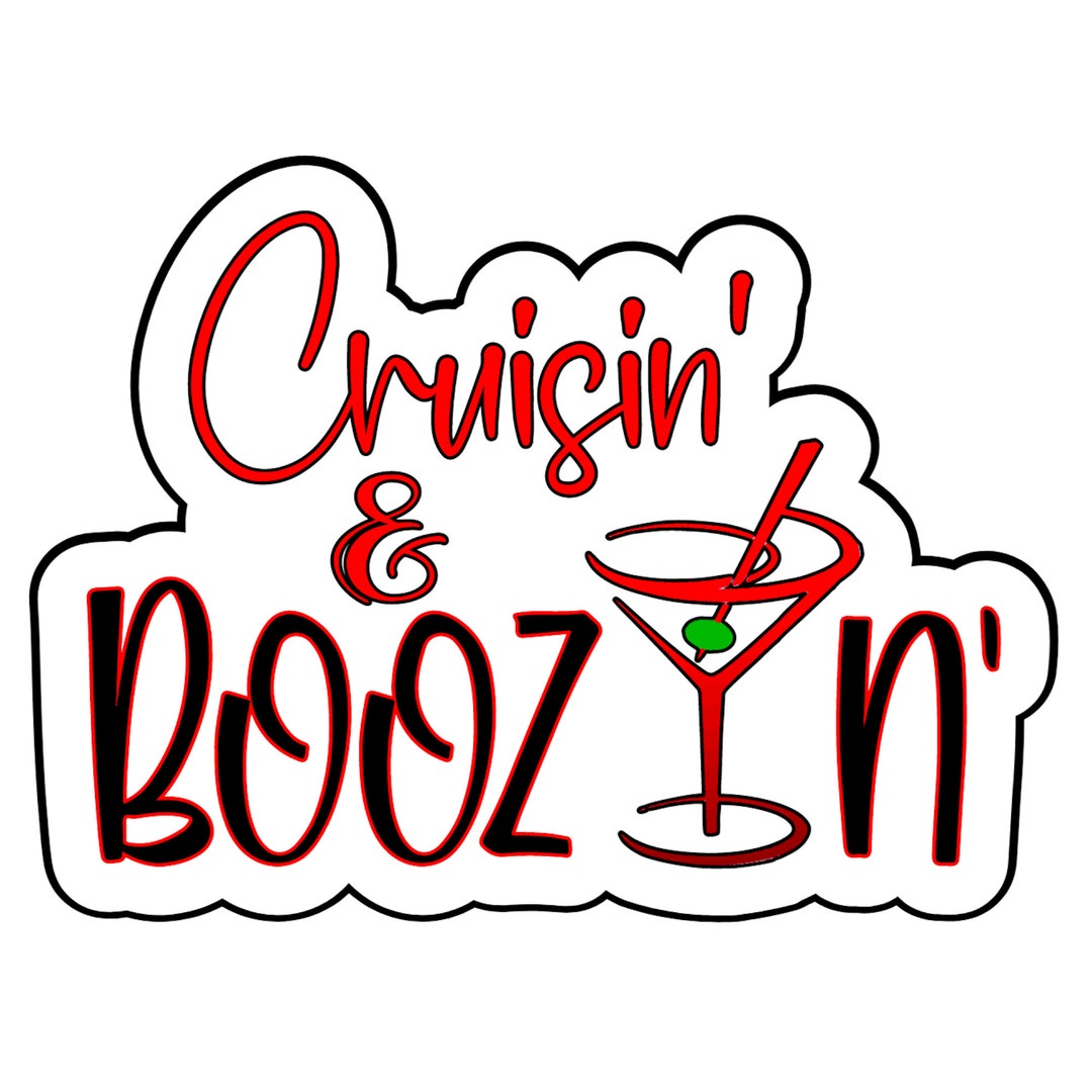 Cruisin' and Boozin' Cruise Door Magnet - Etsy