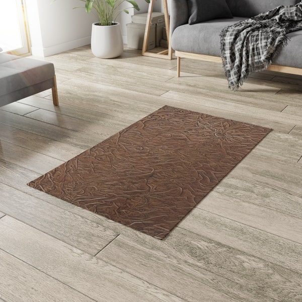 Wood Look Rug - Etsy