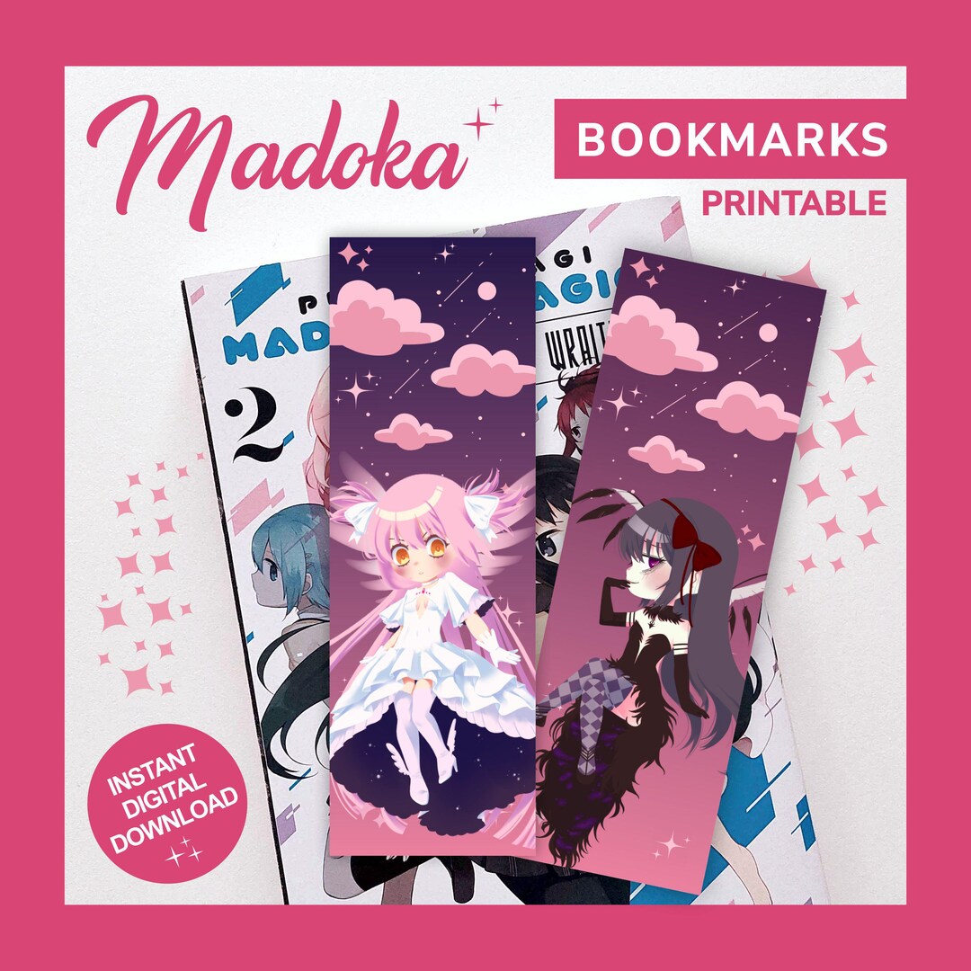 Godoka and Homucifer Bookmarks | Digital, Printable | Instant Download ...