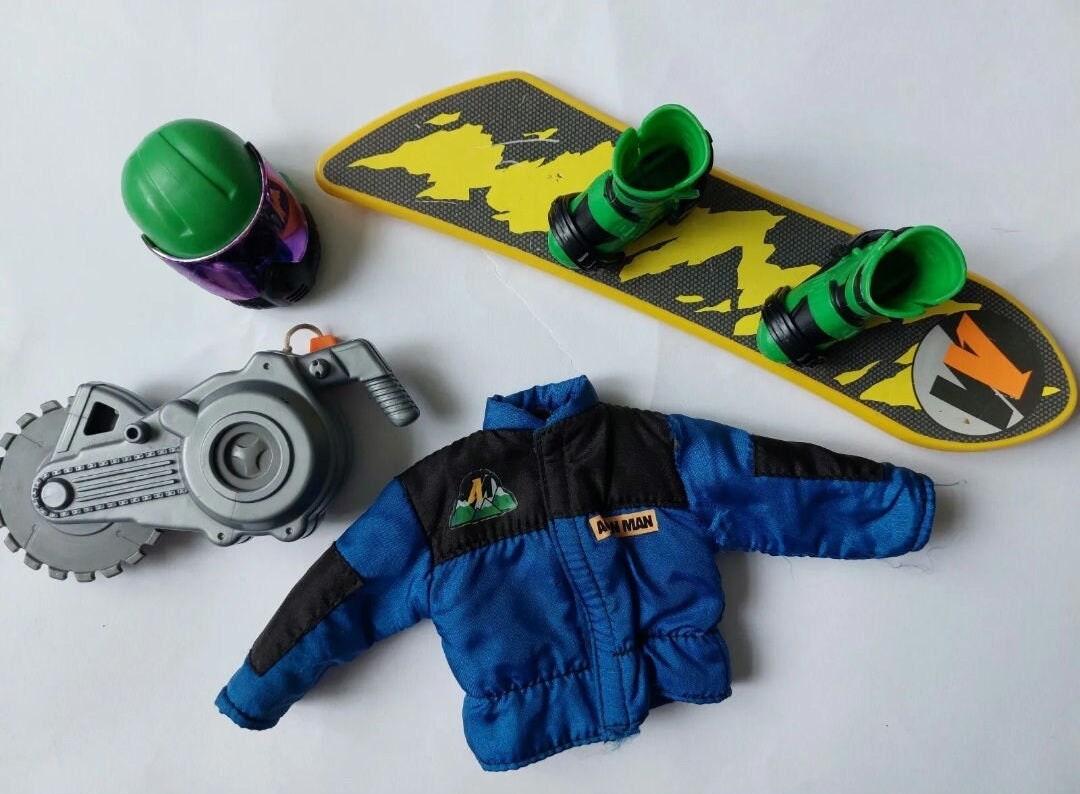 Rare Action Man Action Man 1990s Snowboard Raider Outfit Snowboard ...