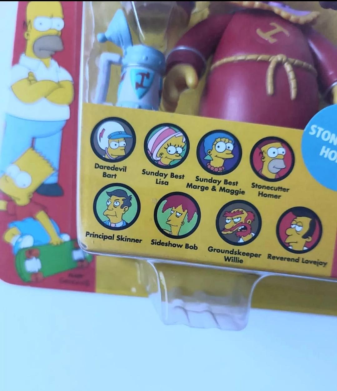 The Simpsons World of Springfield Interactive Figures Stonecutter Homer ...