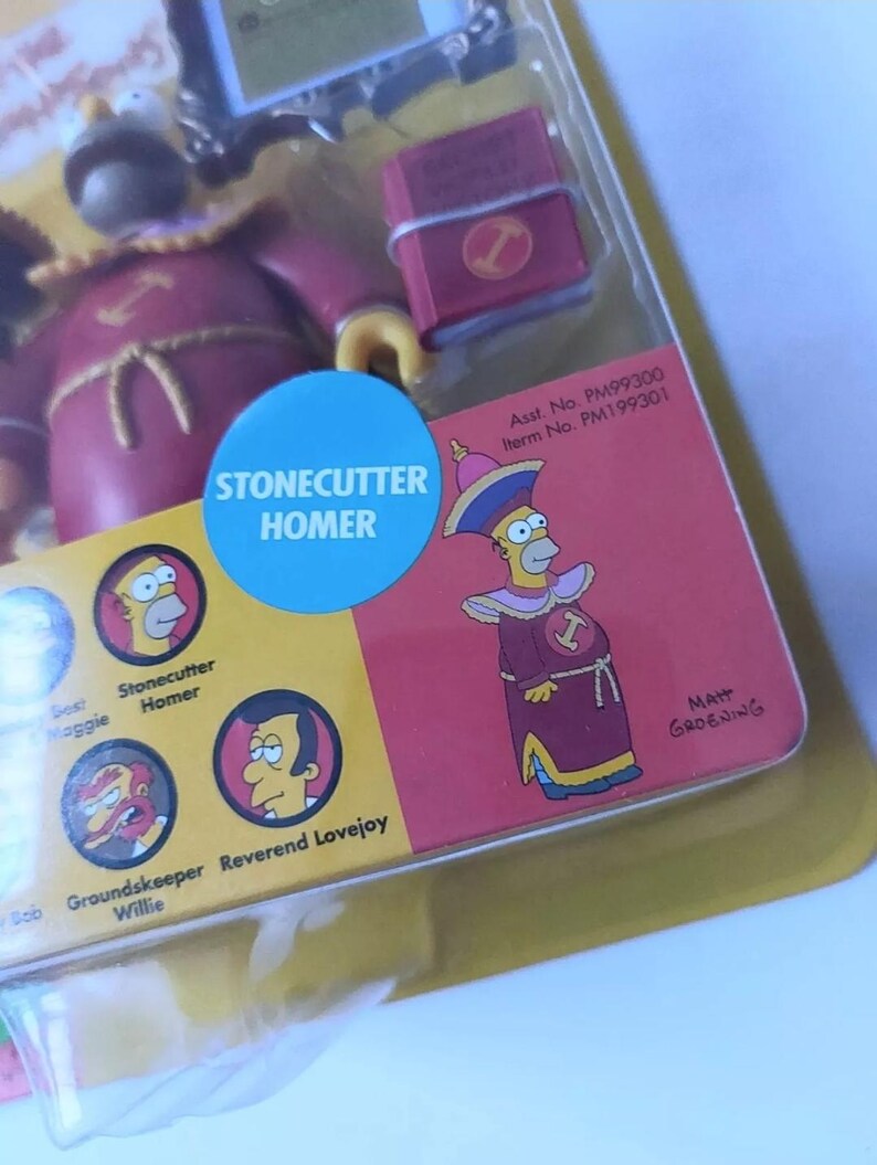 The Simpsons World of Springfield Interactive Figures Stonecutter Homer ...