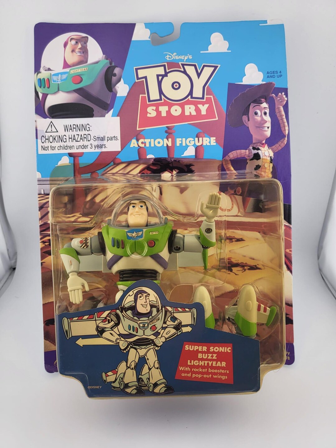Toy Story - Super Sonic Buzz Lightyear With Rocket Boosters - Thinkway ...