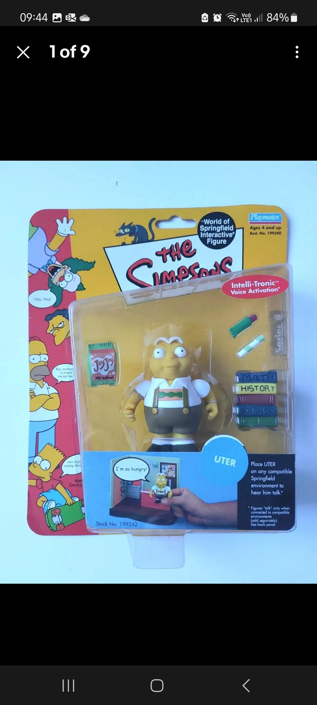 The Simpsons World of Springfield Interactive Figures Uter Series 8 ...