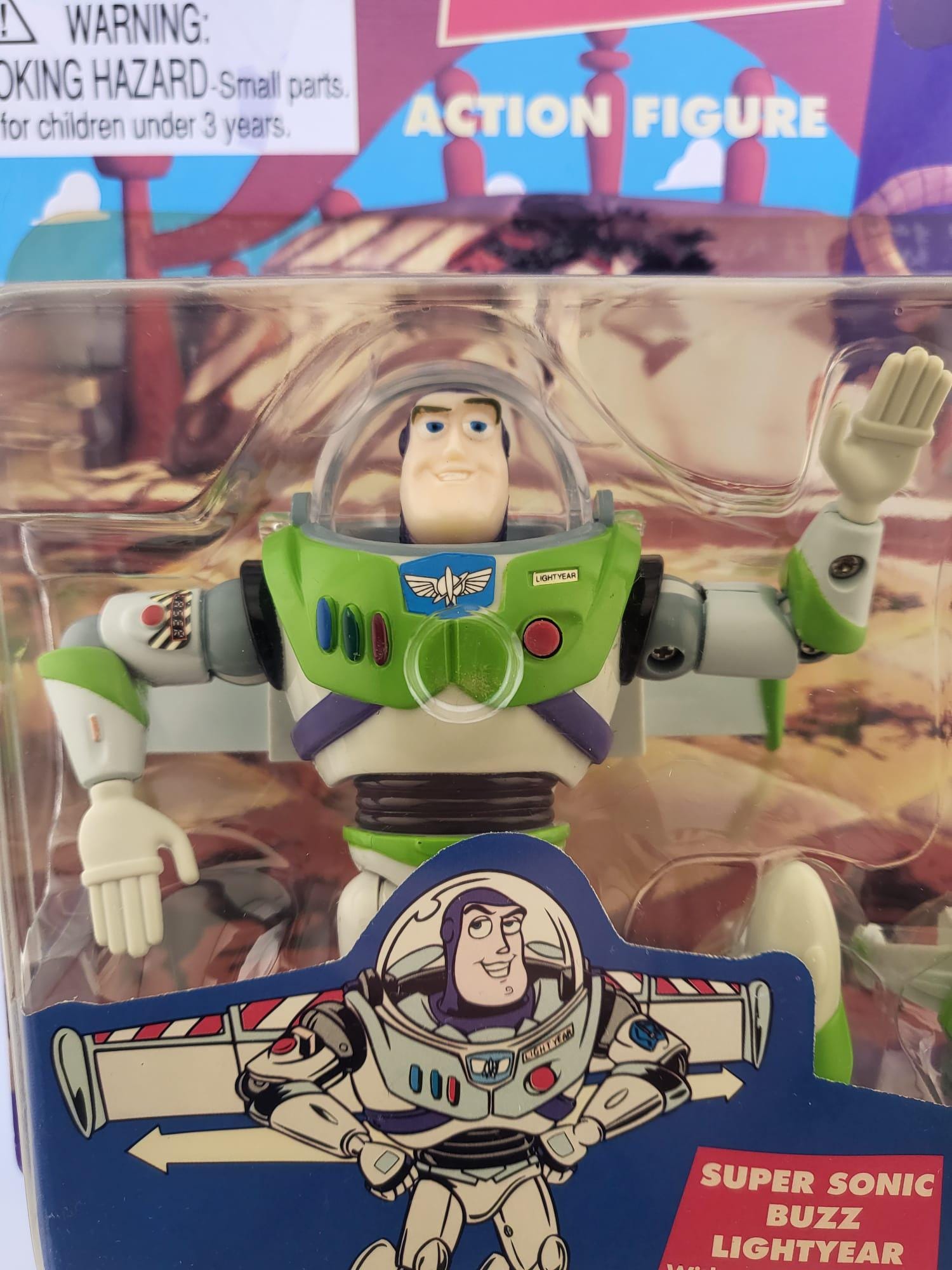 Toy Story - Super Sonic Buzz Lightyear With Rocket Boosters - Thinkway ...