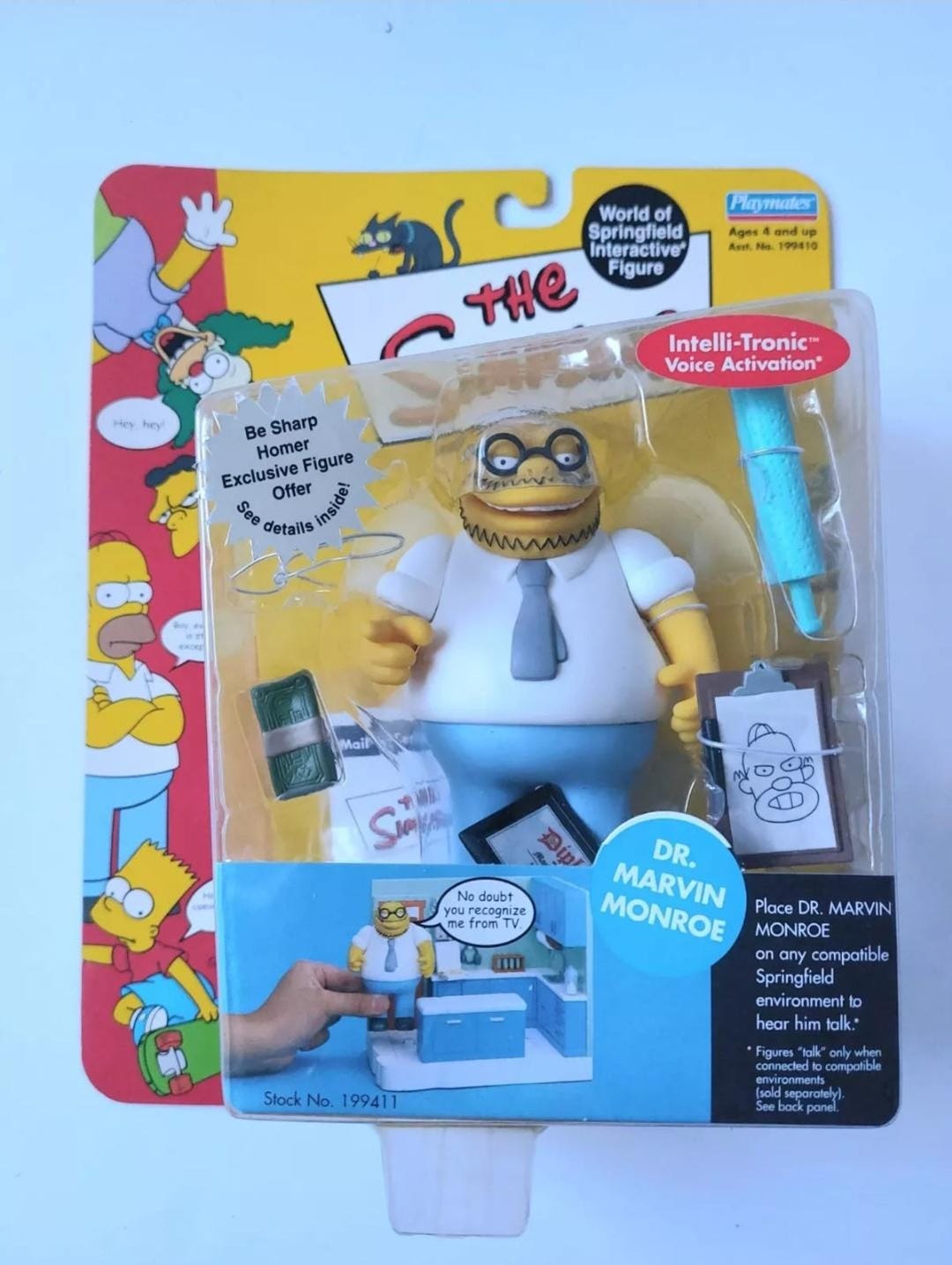 The Simpsons World of Springfield Interactive Figures Dr Marvin Monroe ...