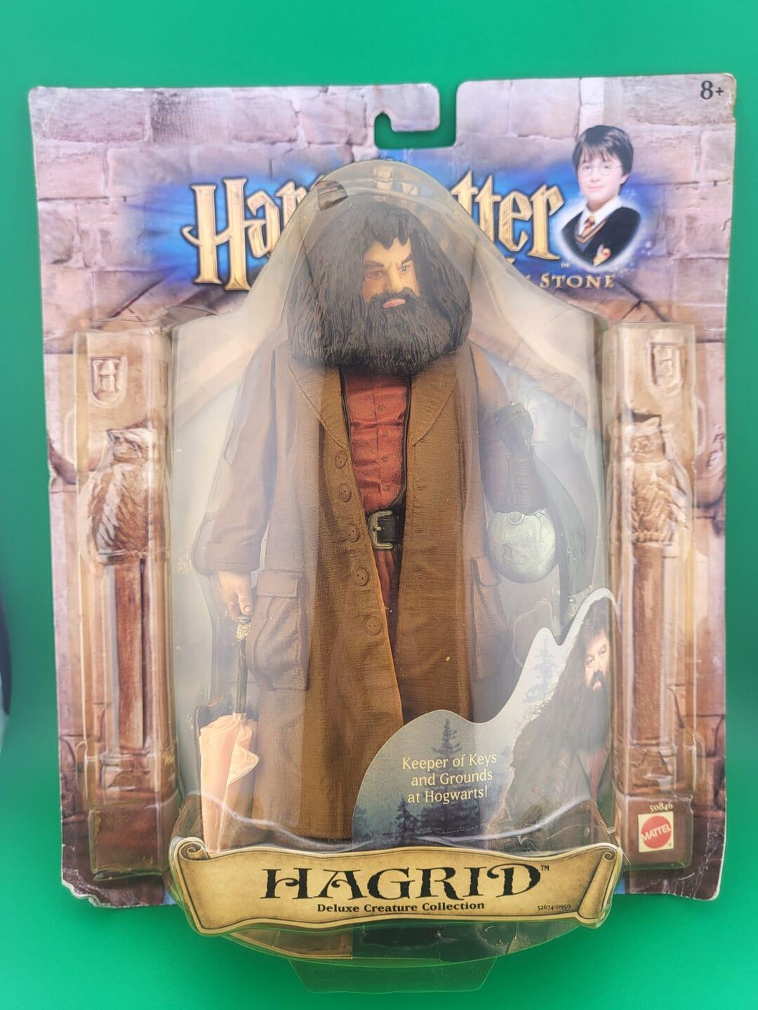 Harry Potter and Sorcerors Stone Hagrid Figure Deluxe Creature ...