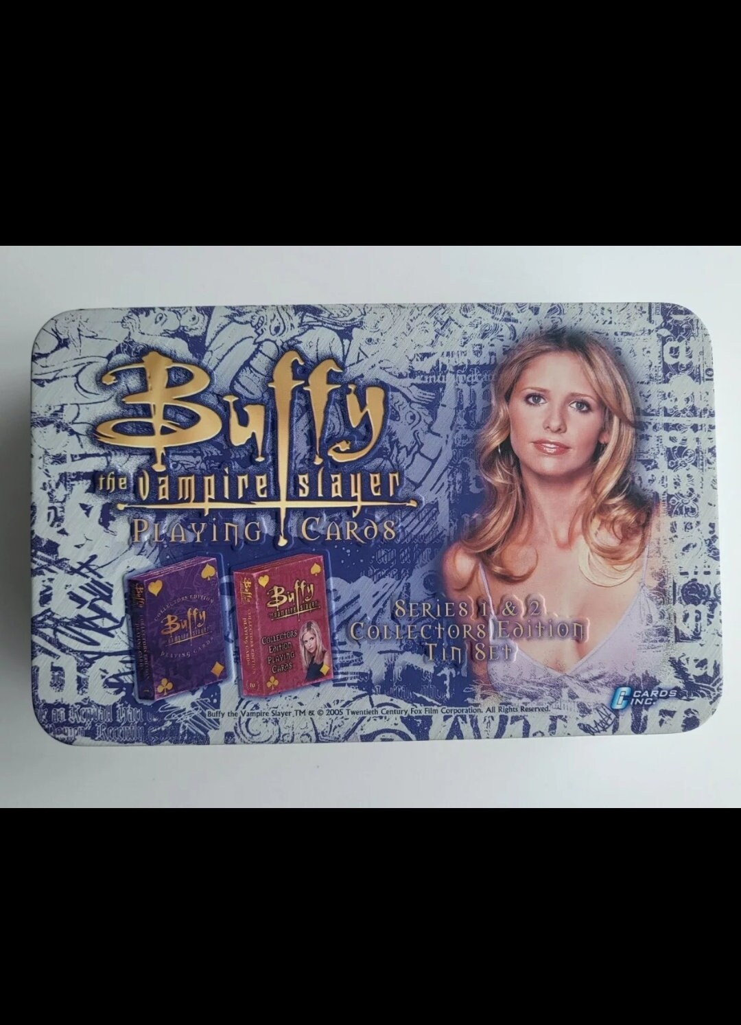 Buffy the Vampire Slayer Playing Cards in Collectors Tin Series 1 & 2 ...