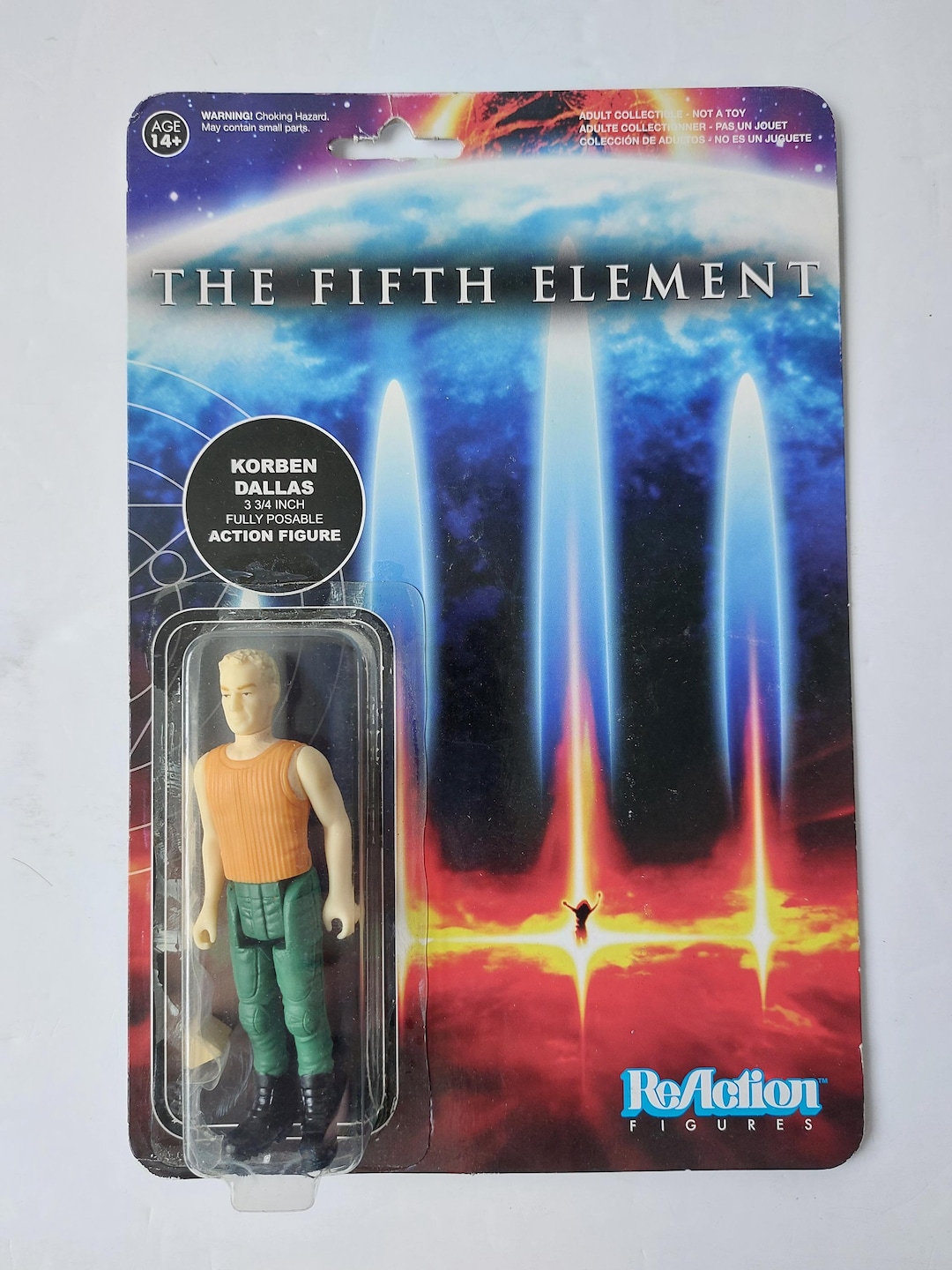 The Fifth Element Korben Dallas Action Figure Reaction Figures 2015 - Etsy