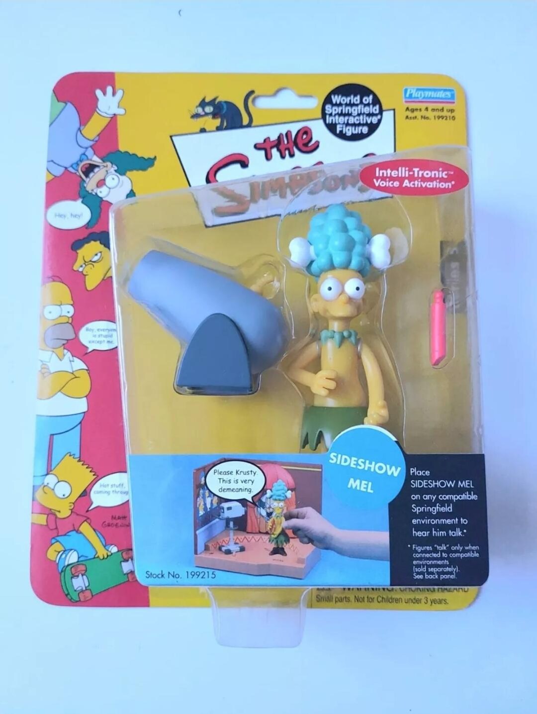 The Simpsons World of Springfield Interactive Figures Sideshow Mel ...