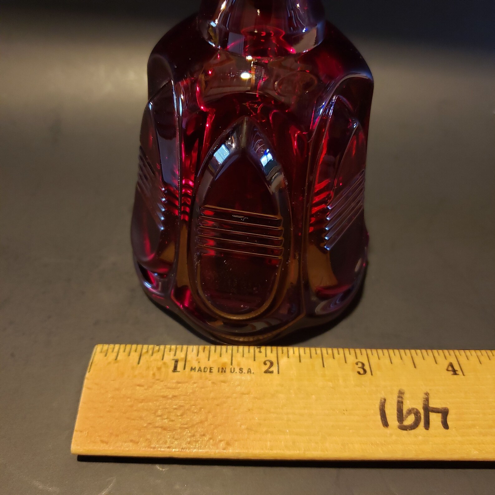 Fenton Ruby Red Vintage Barrell Glass Bell - Etsy