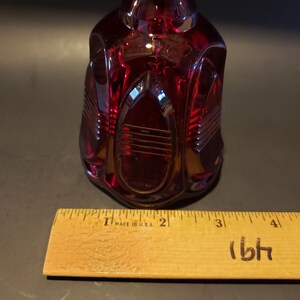 Fenton Ruby Red Vintage Barrell Glass Bell With Clapper - Etsy