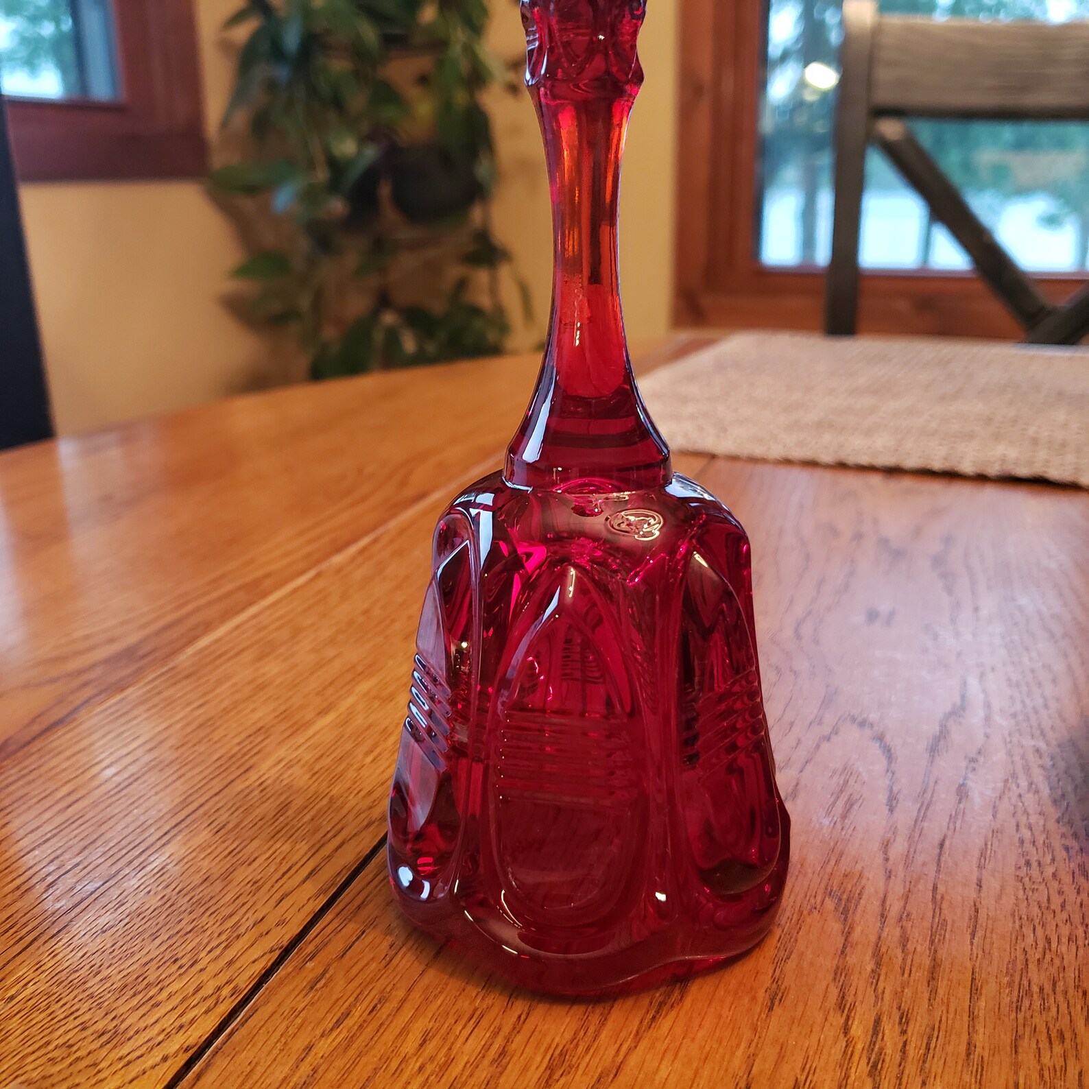 Fenton Ruby Red Vintage Barrell Glass Bell - Etsy
