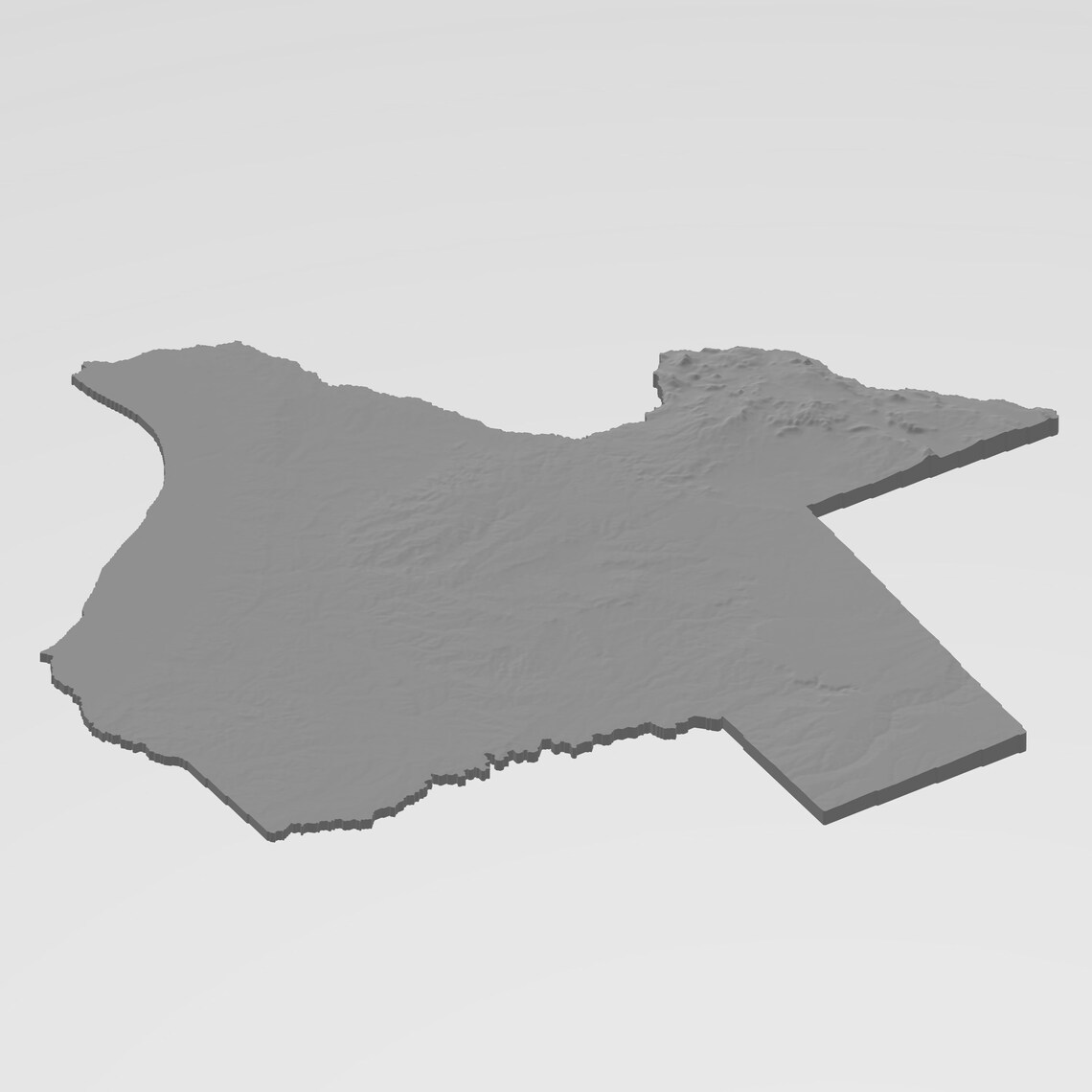 Texas - .stl Topographical Model - for 3D Printing and CNC Machining - Etsy