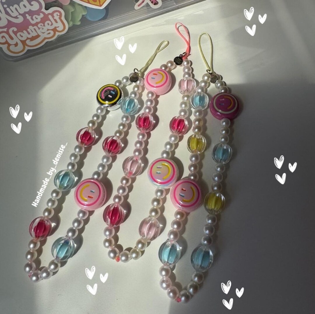 Smiley Faces Phone Straps - Etsy