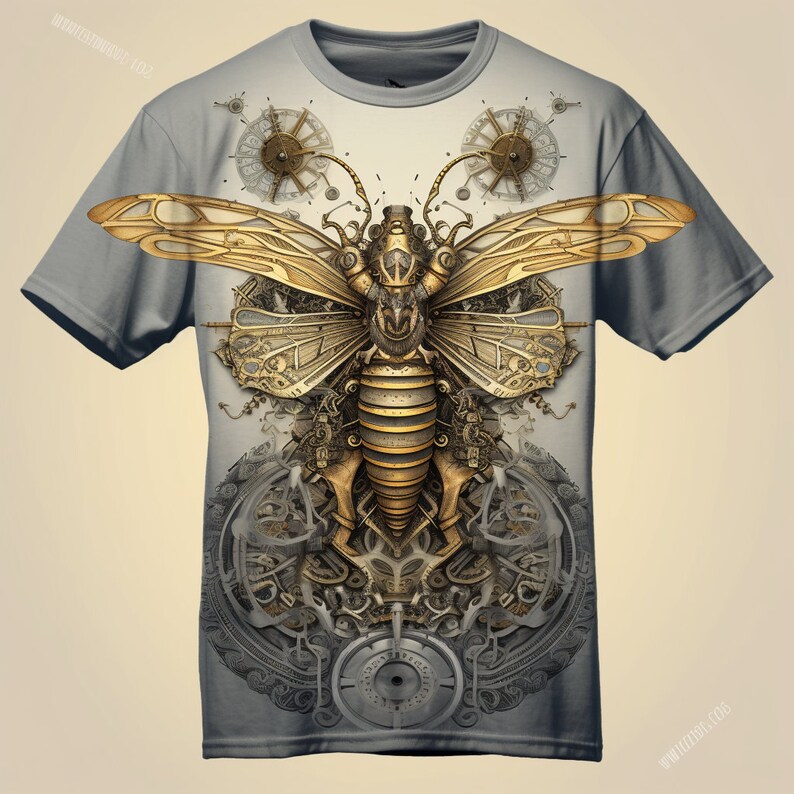 Mechanical Insect Picturemechanical Wingsfor T-shirt Picture - Etsy