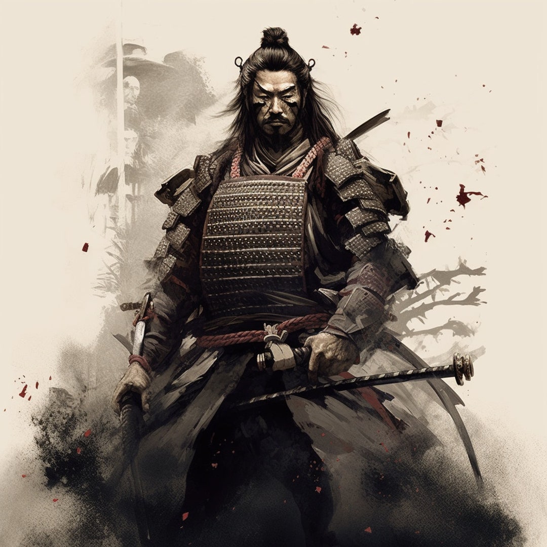 Samurai,bushido,wall Art,gift for Him,picture Frame,picture for T-shirt ...