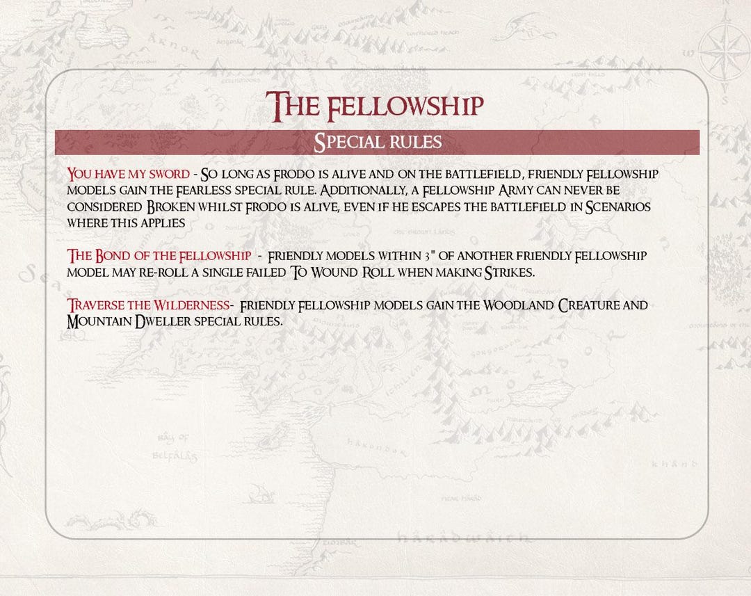 The Fellowship Horizontal Profile Cards - Etsy