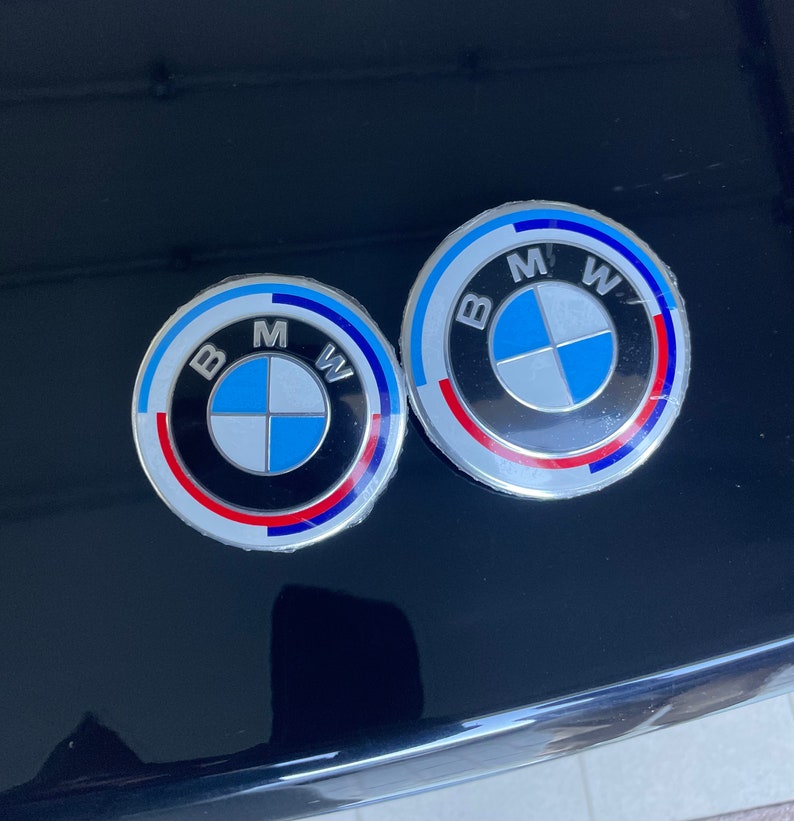 2pcs BMW 50th Anniversary Emblem. 82/74mm Hood and Trunk - Etsy