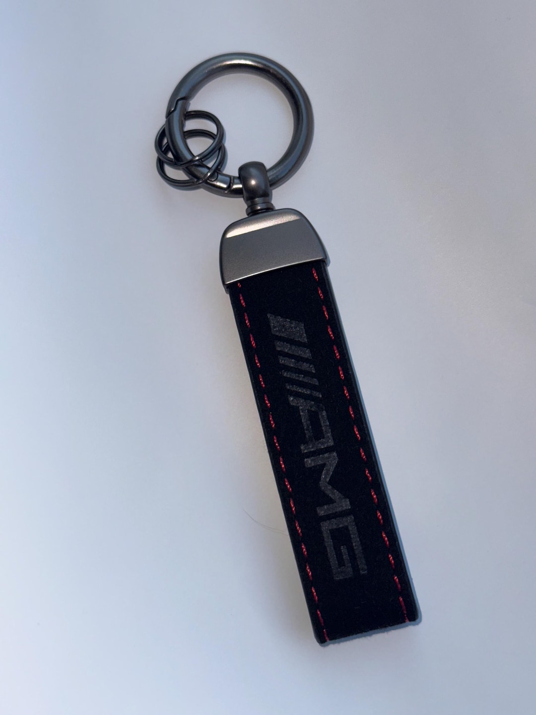 AMG MERCEDES KEYCHAIN in Alcantara - Etsy