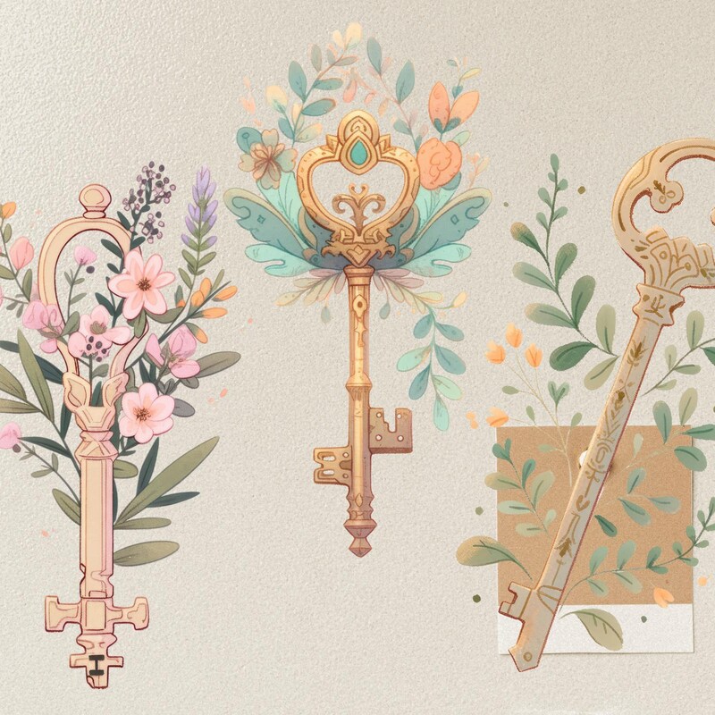 Secret Garden Key - Etsy