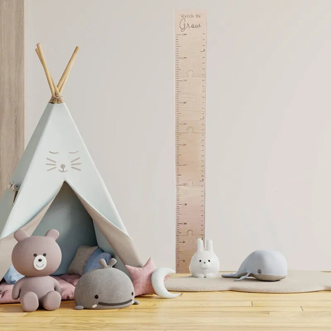 Wooden Height Chart Height Ruler Baby Shower Gift Children's Growth ...