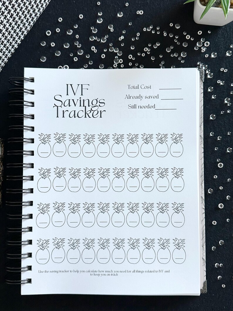 IVF Tracker IVF Planner and Journal Filled With Tracking, Journaling ...
