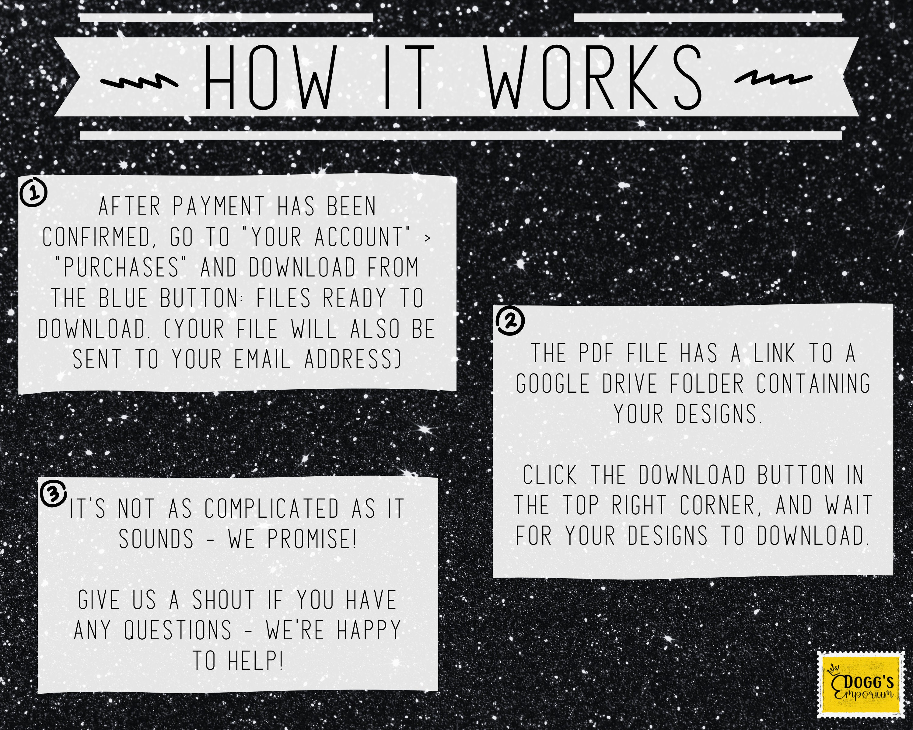 Black Glitter Background Digital Papers Seamless Patterns Printable ...