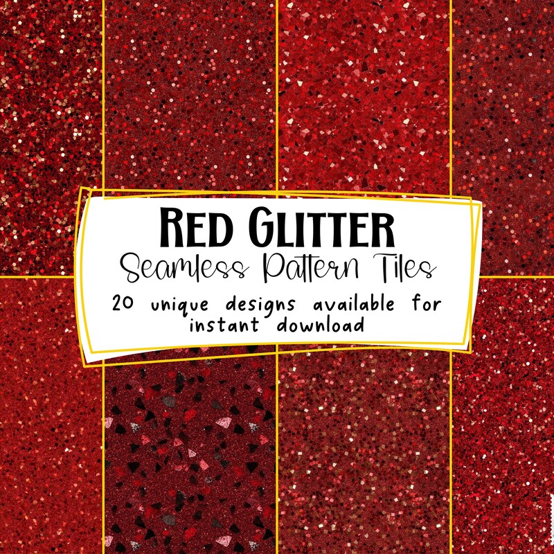 Red Glitter Sparkle - Etsy