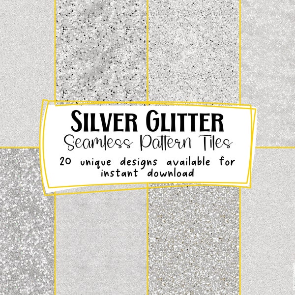 Silver Glitter - Etsy