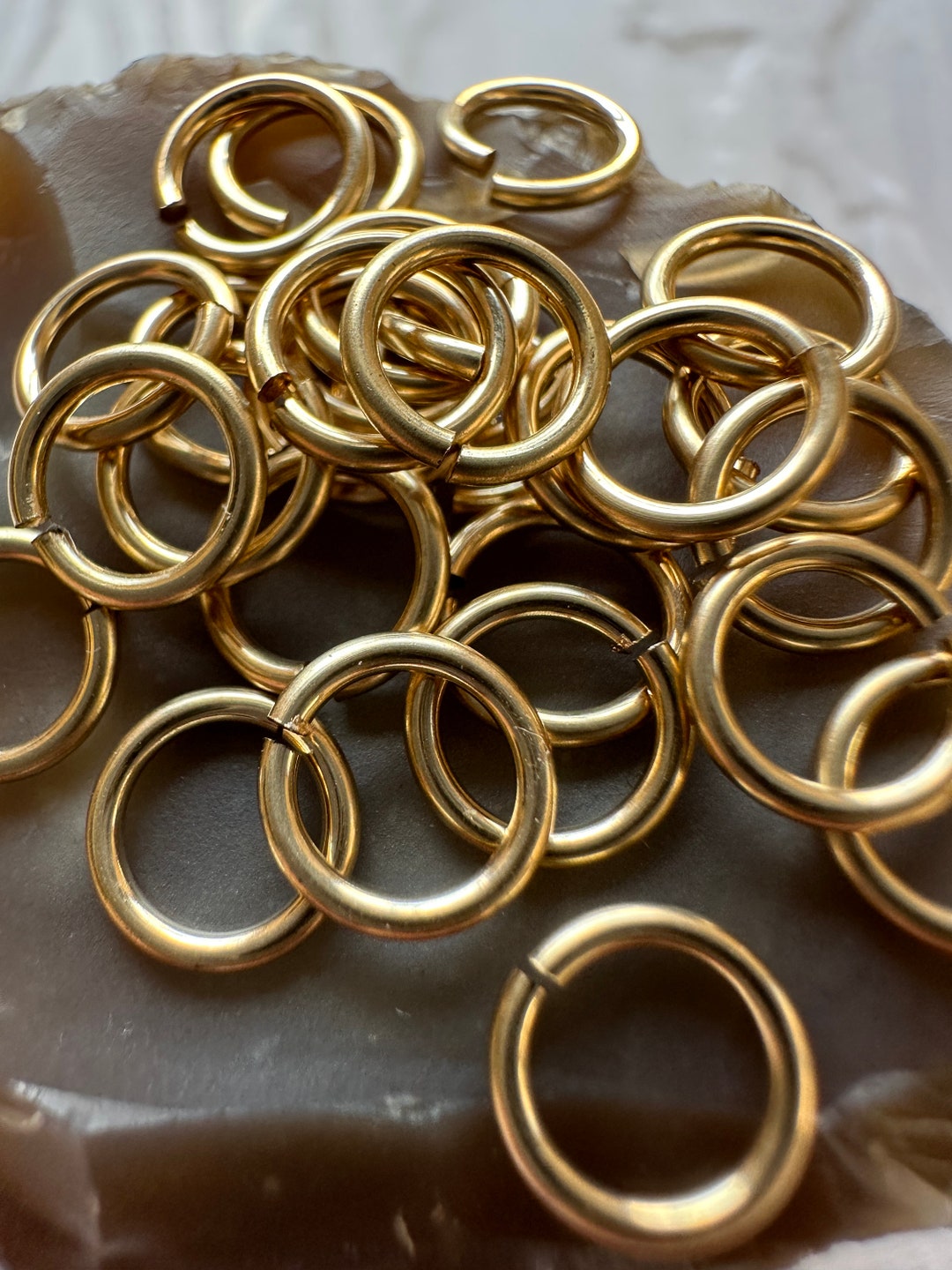 Gold-filled 14K Open Jump Ring Size 0.9x5mm (35 Pieces Lot) - Etsy