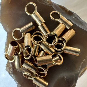 Gold Filled 14K Tube End Caps Size 2MM - 1 Lot (10 Pieces) - Etsy