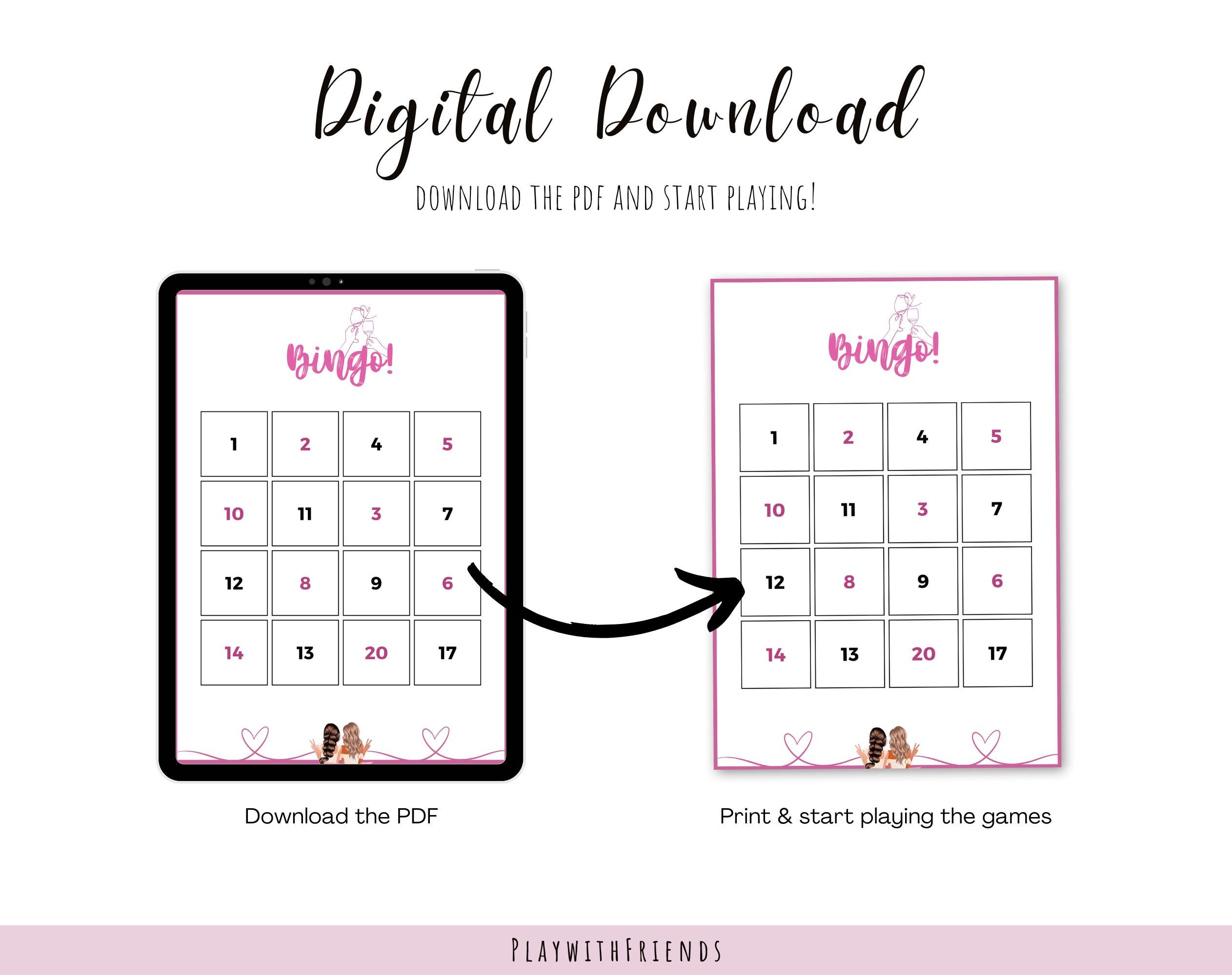 Girls Night Games Printable | Ladies Night In, Weekend Trip, Sleepover ...