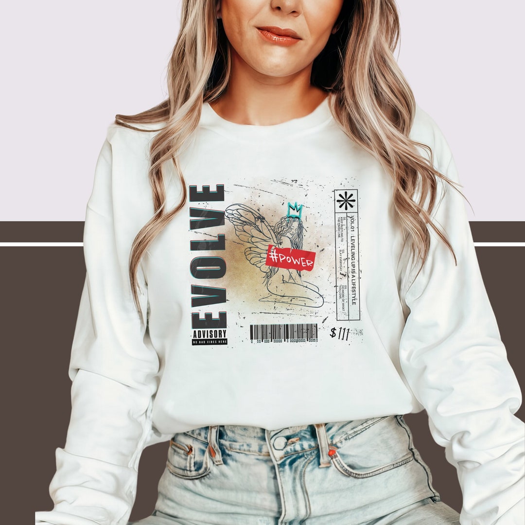 Evolve Svg Uplifting Quotes Svg Streetwear Spiritual Shirt Png Angel ...