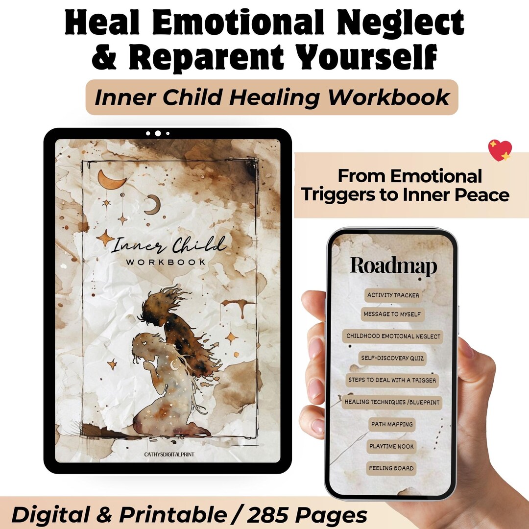 Inner Child Workbook & Worksheets | Trauma Healing Journal | Digital ...