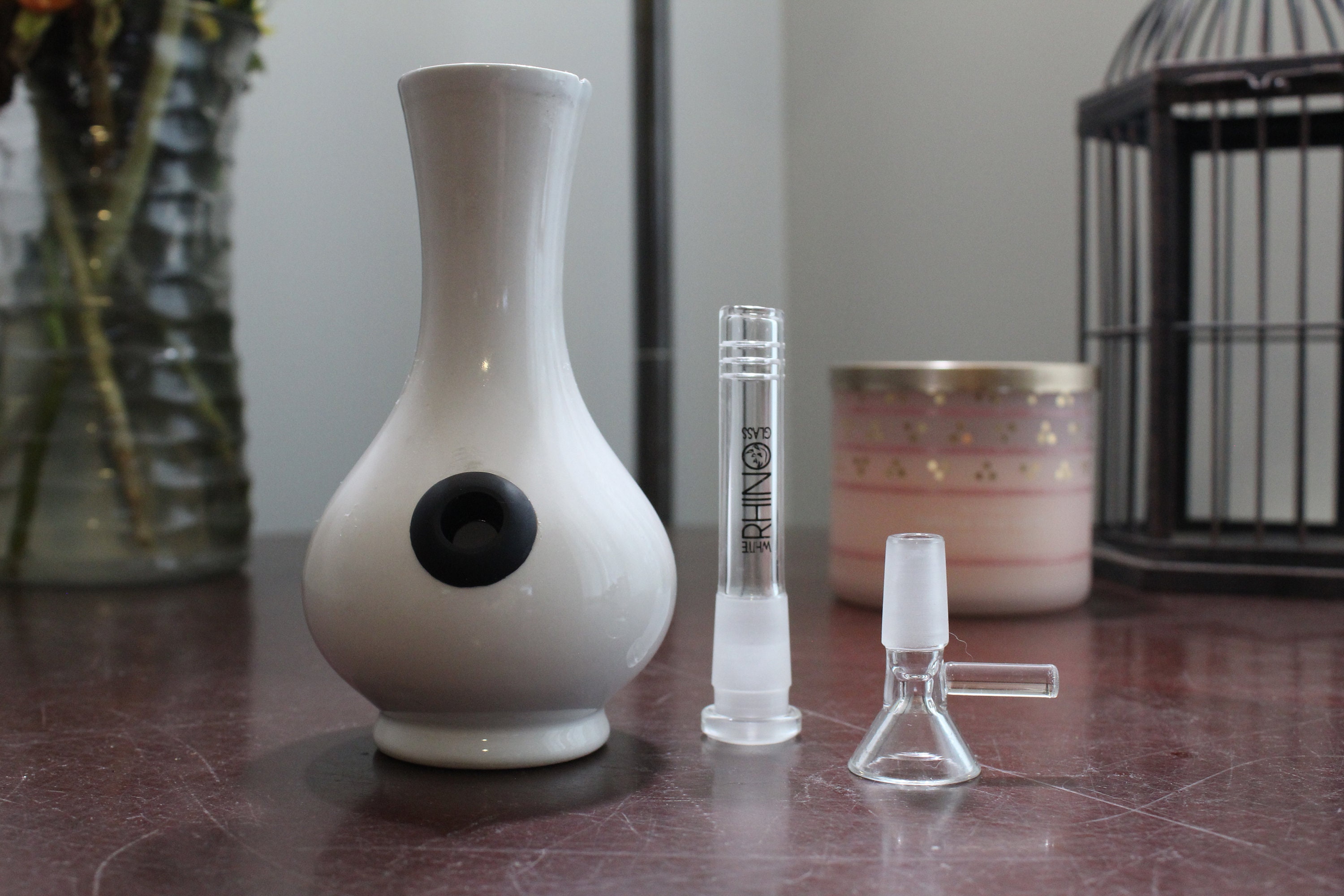 Live Ceramic Handheld Pipe: Elegant White Design Smoking Art - Etsy