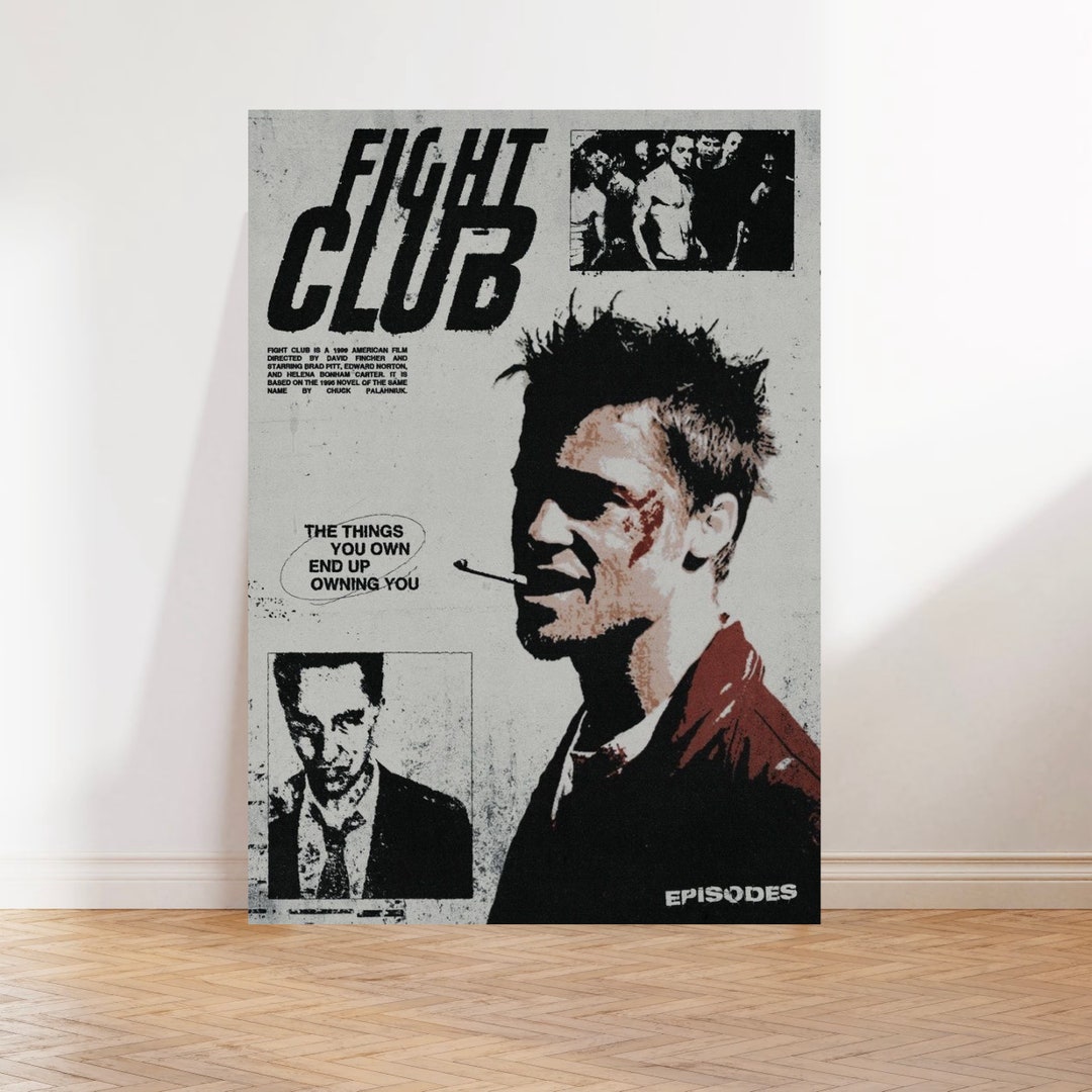 Fight Club Poster A4 - Etsy