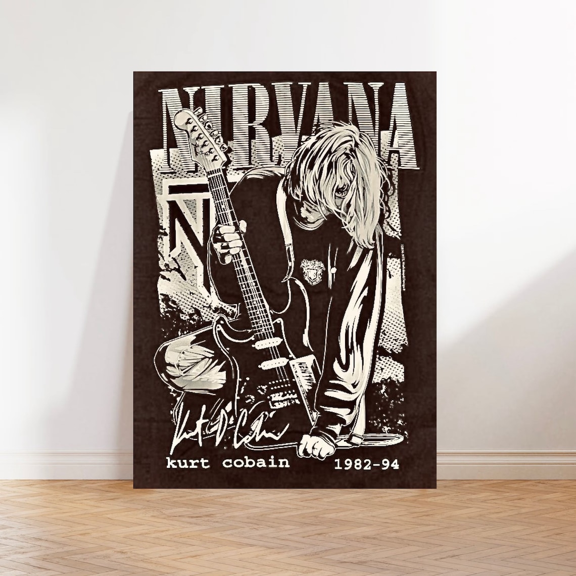Nirvana Poster A4 - Etsy
