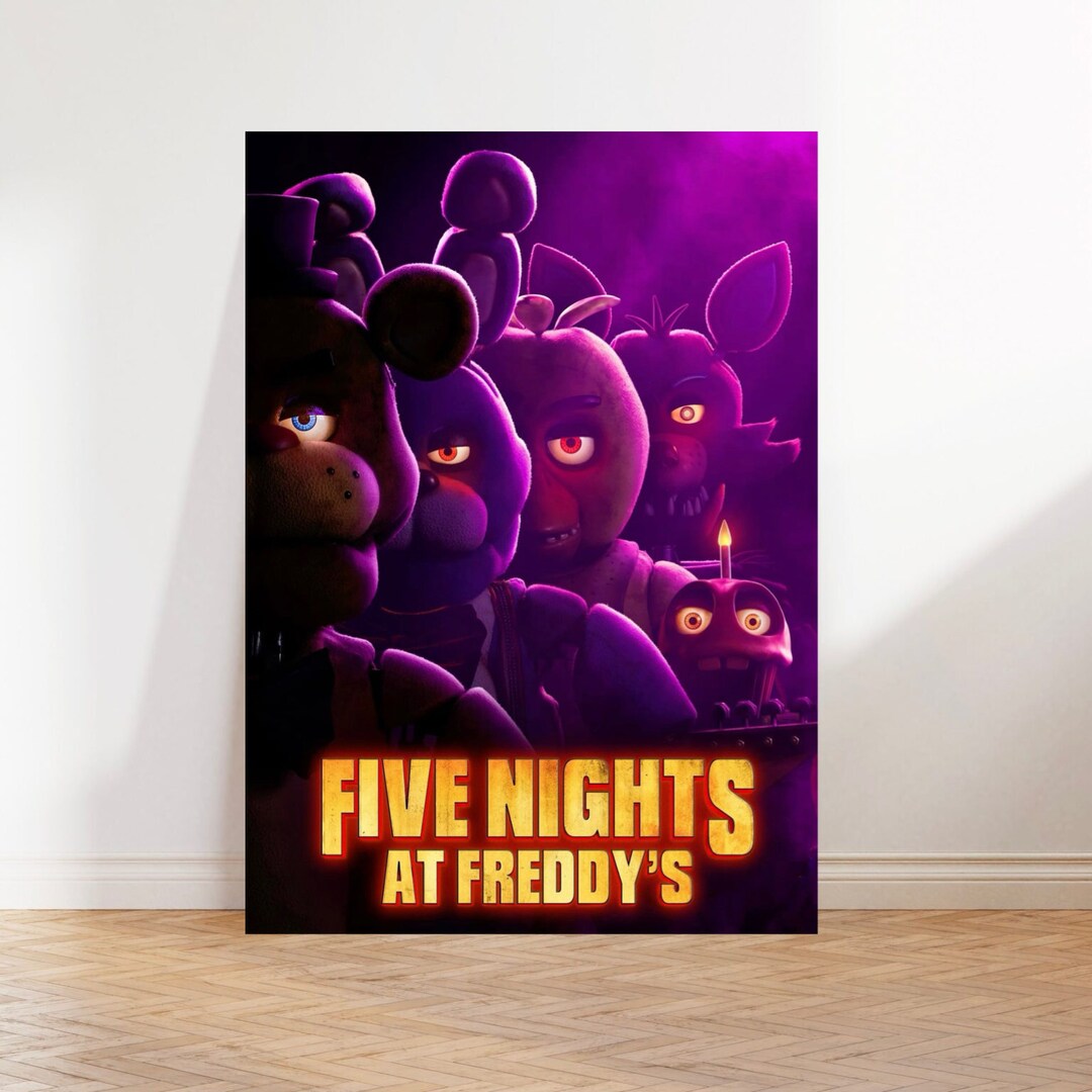 Five Nights at Freddys Poster A4 - Etsy
