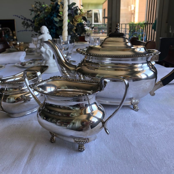 Silver Tea Set - Etsy