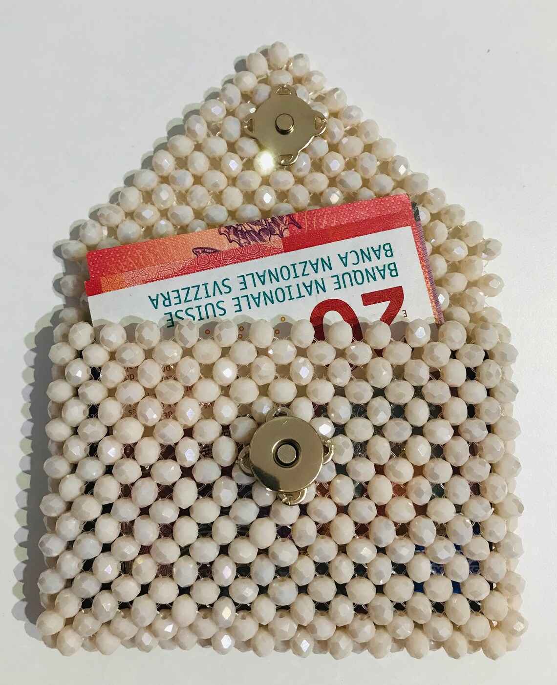 Beaded Small Women Wallet,mini Cute Wallet,beaded Minimalist Purse ...