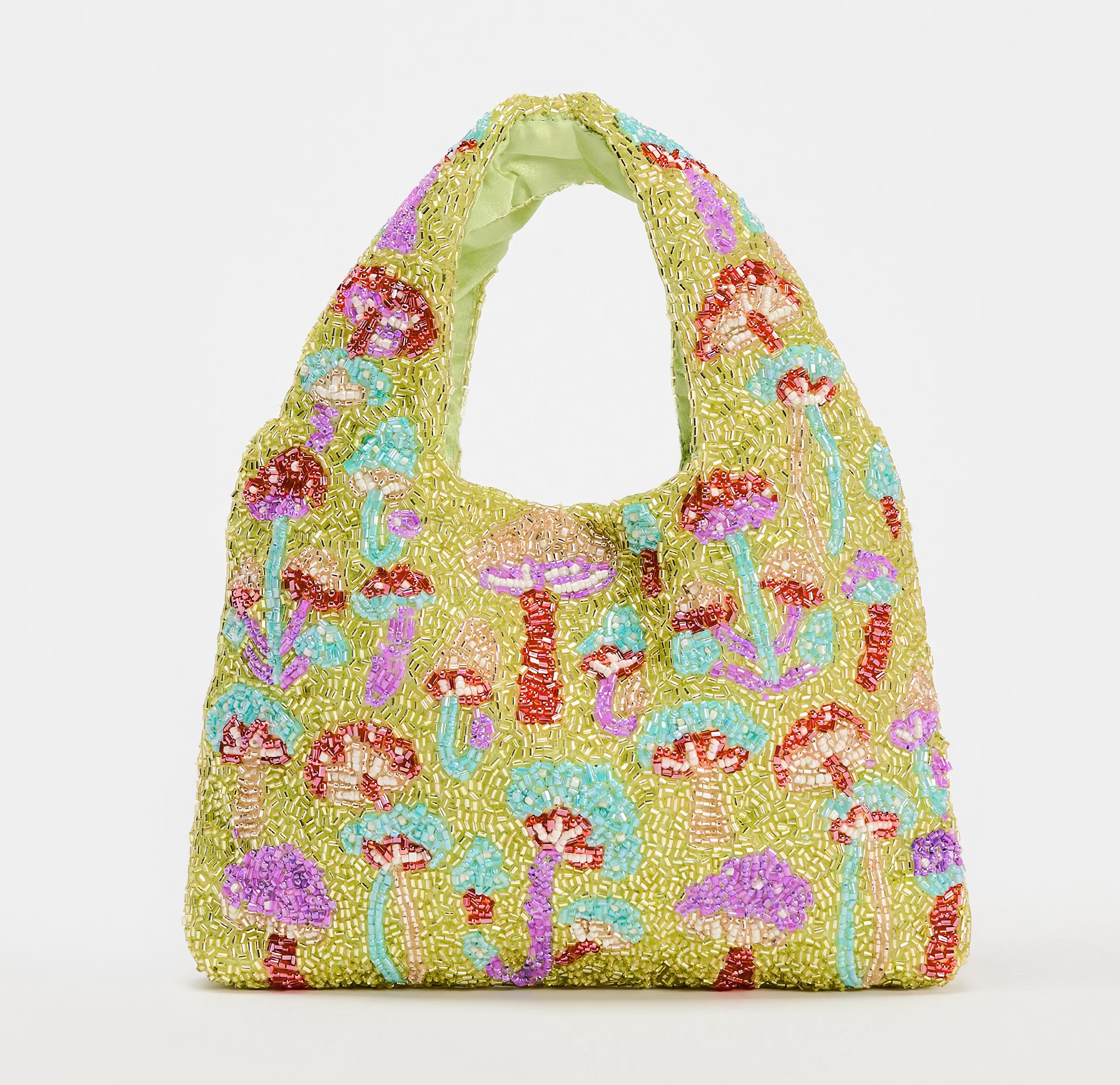 Double Side Beaded Bag,flower Beaded Bag,beaded Clutch Purse,bead Small ...