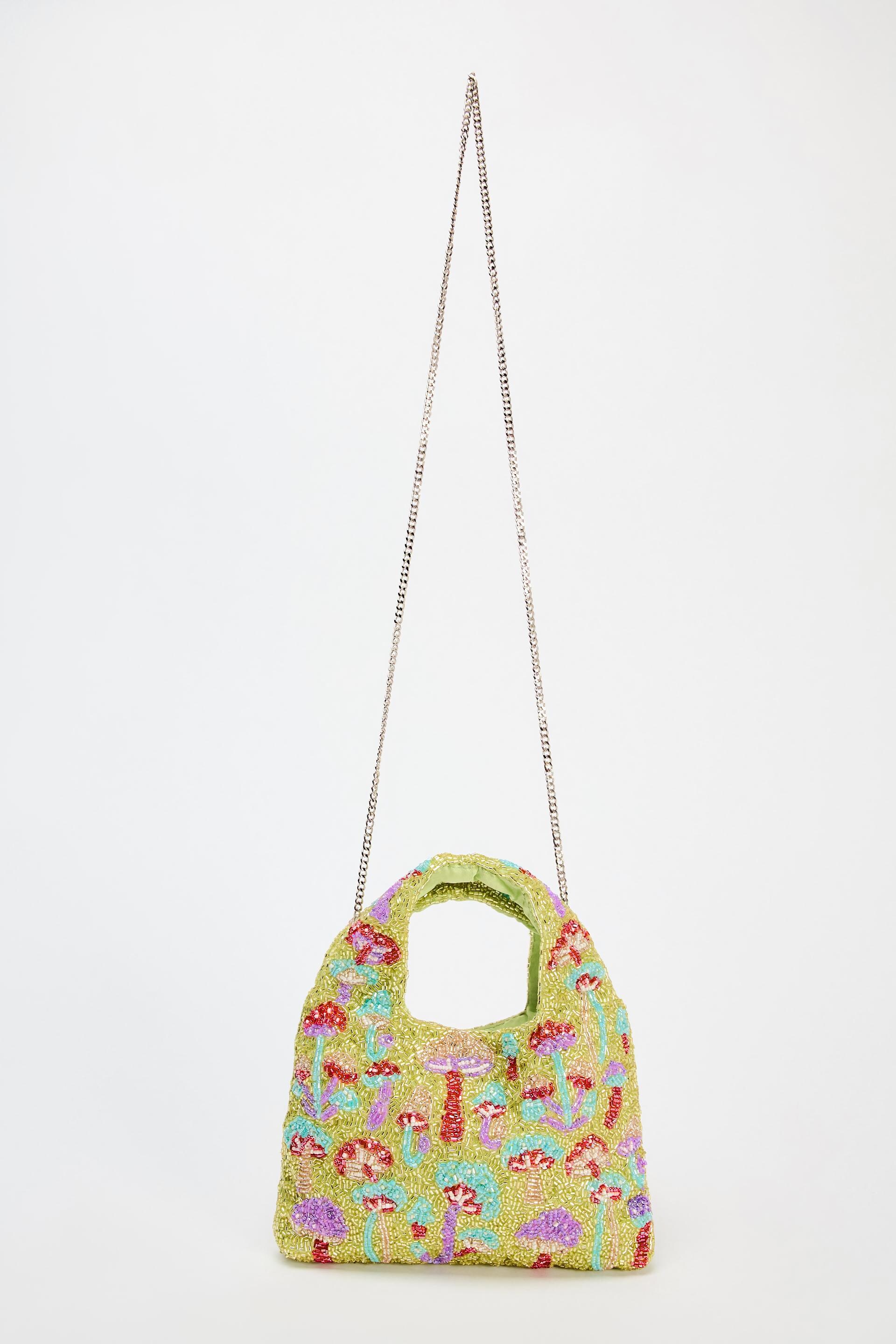 Double Side Beaded Bag,flower Beaded Bag,beaded Clutch Purse,bead Small ...