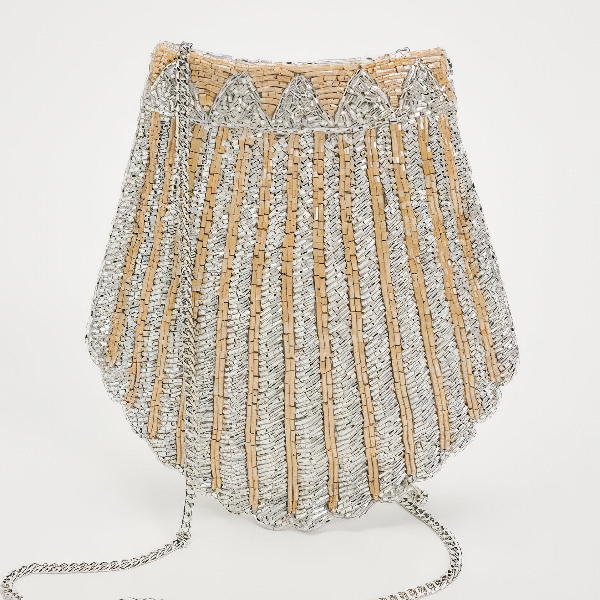 Double Side Beaded Bag,flower Beaded Bag,beaded Clutch Purse,bead Small ...
