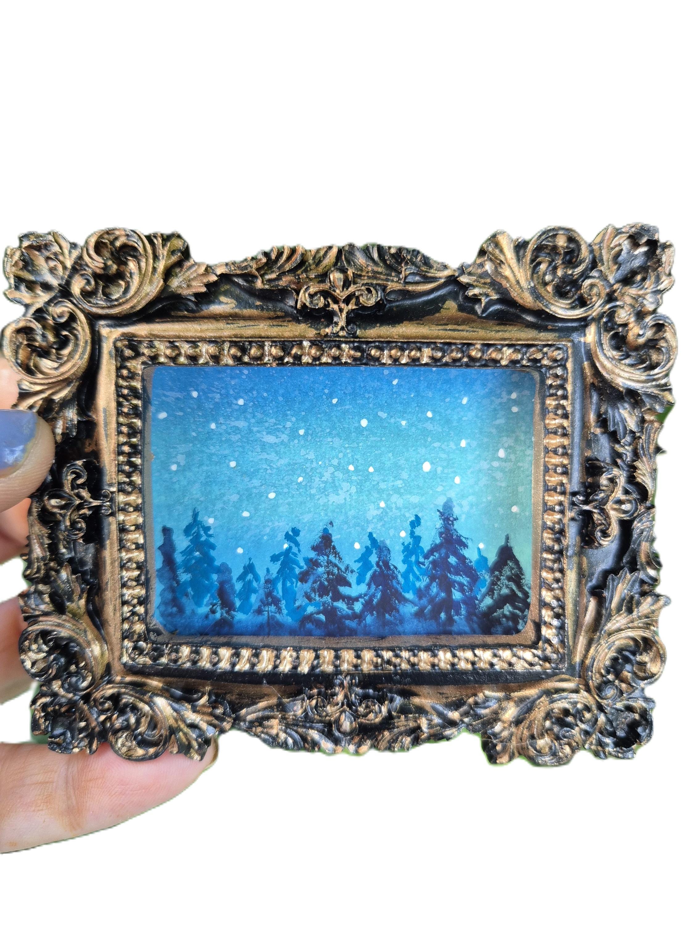 Mini Painting Vintage Framed - Etsy