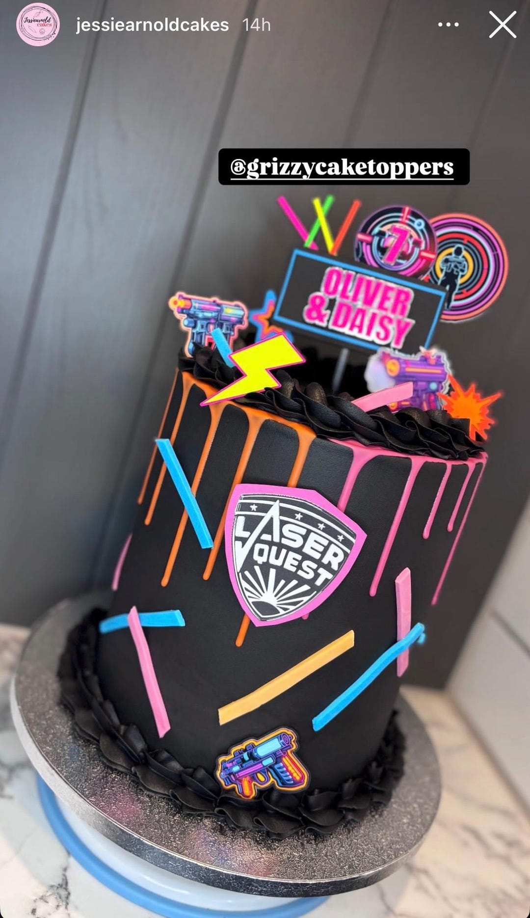 Laser Tag Cake Topper - Etsy