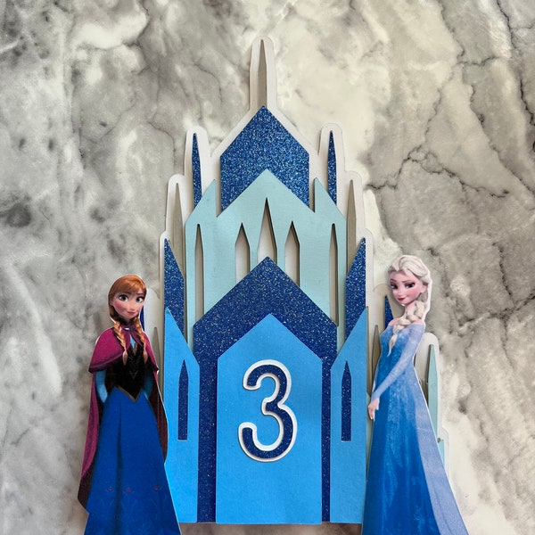 Frozen Castle Cake Topper - Etsy UK