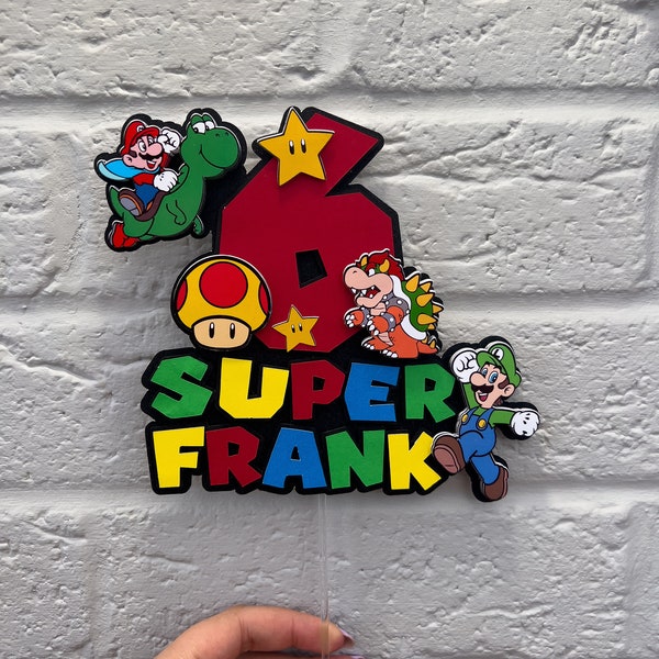 Super Mario Kart Cake Topper - Etsy UK